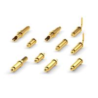 China High Power 9A Battery Brass POGO Pin Connector Through Hole PCB Spring Loaded Pins for sale