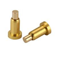 China Custom Battery Brass Pogo Pin H7.2 Through Hole Pin Connector Spring Loaded for sale