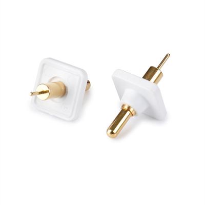 China PCB Compatible Custom 1Pin Through Hole Spring Loaded POGO Pin Connector for sale