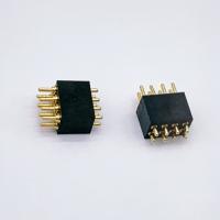 China Custom 1.27mm Pitch 8Pin Spring Loaded POGO Pin Connector For And Durable Connections for sale