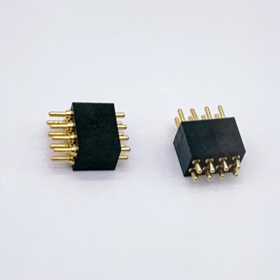 China Custom 1.27mm Pitch 8Pin Spring Loaded POGO Pin Connector For And Durable Connections for sale
