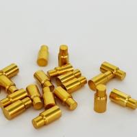 China 6.0mm C6801 Brass Pogo Pin SMT Connector Soldering Type Gold Plated Customized for sale