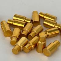 China 6.0mm C6801 Brass Pogo Pin SMT Connector Soldering Type Gold Plated Customized for sale