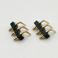 China Custom 2.54mm Dip Type 3pin H1.5mm Pogo Pin connector for spring pin connector for sale