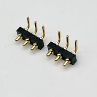 China Custom 2.54mm Dip Type 3pin H1.5mm Pogo Pin connector for spring pin connector for sale