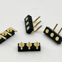 China 3p 2.54mm Spring Loaded Female Ball Plunger Magnetic Pogo Pin Connector for sale