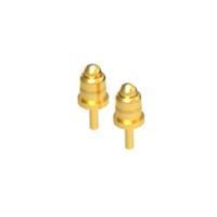 China Custom High Current Pogo Pin Connector Male Gender Gold Plated Smart Loaded Contact for sale