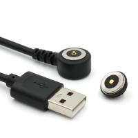 China IP67 Waterproof PCB Female Pogo Pin Connector Magnetic Cable with Gold Flash Plating and 50mohm Max Contacts Resistance for sale