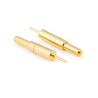 China High Precision Brass C6801 Pogo Pin Connector Spring Loaded Dip Type Gold Plated for sale