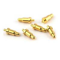 China 2.0mm Pogo Pin Connector Gold Plated Dip Pogo Pin Custom for sale