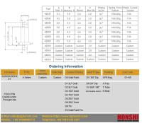 China PCB Double Type Spring Loaded Pogo Pin Electrical Contacts With 10000 Cycle Life for sale