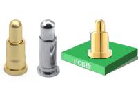 China Brass Pogo Pin Connector 1A Rated Current Precision Machined Through Hole Pogo Pins for sale