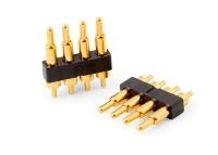 China 2.54mm Pitch Pogo Pin Connectors Spring Loaded H7.75mm For Pcb Interconnection for sale