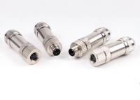 China M8 IP67 Circular Connector Male Shield Plug 3 4 5 6 8 Pin Assembly Type Connector for sale