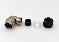 China One Touch Locking CM10 Circular Connector 2 Pin 10 Pin Right Angle Crimp Wire Plug for sale