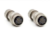 China Right Angle Solder Wire Plug Circular Wire Connector 10 Pin For Servo Brake Cable for sale
