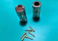 China M23 Power Circular Wire Connector 6 Pin Servo Encoder Female Male Crimp Wire Plug for sale