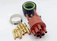 China Circular M40 Power Connector 6 Pin Servo Encoder Female Crimp Wire Plug for sale