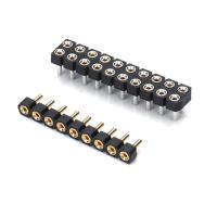 China 2.0mm Male Round Pin Header Dual Row PCB Connector Machined Pin Header for sale