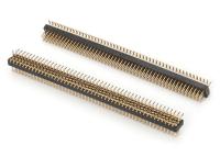 China 1.27mm 2.0mm 2.54mm Round Pin Header PCB Connector Machined Pin Header SMT Type for sale
