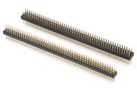 China 1.27mm 2.0mm 2.54mm Round Pin Header PCB Connector Machined Pin Header SMT Type for sale