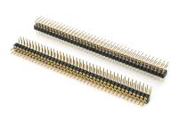 China 1.27mm 2.0mm 2.54mm Round Pin Header PCB Connector Machined Pin Header SMT Type for sale