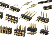 China Dual Row PCB Round Pin Header Connector Machined Female Header 1.27mm 2.0mm 2.54mm for sale