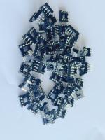 China 2.54mm 8 Pin IC Socket Connector Female Straight Pin Header PBT Insulation Material Black for sale