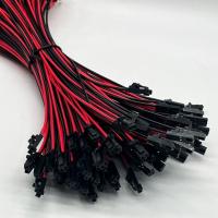 China Molex 2.54mm 2P Female Connector to M4 Round Terminal With Wire Cable UL1007 22AWG Cable for sale