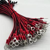 China Molex 2.54mm 2P Female Connector to M4 Round Terminal With Wire Cable UL1007 22AWG Cable for sale