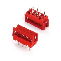 China Red TE 215083 Micro-Match Flat Ribbon Cable IDC to 4/6/8/10/16/18/20 Pin Connector for sale