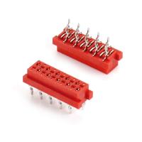 China Red TE 215083 Micro-Match Flat Ribbon Cable IDC to 4/6/8/10/16/18/20 Pin Connector for sale