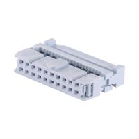 China IDC Connector Female Socket 2.54mm Pitch Idc Header Female Socket 6-64Pin FC Connector for sale