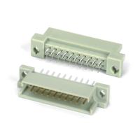 China DIN 41612 Connector 2 Row 10 Pin Female Pins Straight Through Hole 2x5 Pitch 2.54mm DIP for sale
