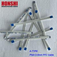 China Flat Flex Connectors AWM 20624 0.5mm Pitch 4 Pin Flexible Flat Ribbon Cable Assembly for sale