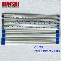 China Flat Flexible Cable Wiring Harness 0.5MM Pitch 4P-68P Reverse 60/100/150/200MM FFC Cable for sale