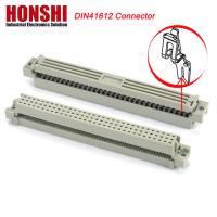 China PCB Right Angle Male 48P 3 Rows DIN41612 Connector, 90 Degree R/A PCB Male 3*16P 48Pin for sale