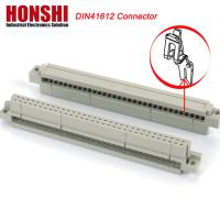 China 2.54mm Euro DIN 41612 Connector Female IDC Type 3rows 64P 96P Connectors for PCB Board for sale