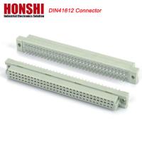 China 2.54mm Euro DIN 41612 Connector Female IDC Type 3rows 64P 96P Connectors for PCB Board for sale