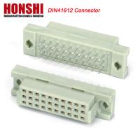 China Euro Din 41612 Connector 3 Rows Plug Header Male Eurocard Connectors 48 Pin Right Angle for sale