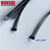 China Double Ended 5P MX1.2 Battery Cable MOLEX 78172 Terminal Wire Harness Assembly black for sale