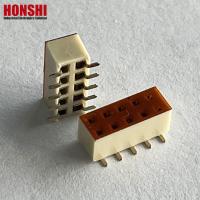 China 2.54mm Pin Header Dual Row 4 6 10 20 40P Male Header Connector PCB Pin Strip White Option for sale
