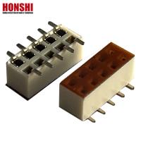 China Female Header Connector Double Row White Pitch 2.54mm H7.1 10p SMT Type PA6T PCB Board for sale
