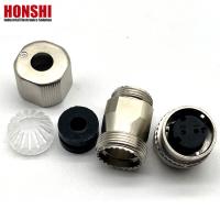 China DDK CM10 Series 2Pin Circular Connectors Female Solder Type One Touch Locking Small Size for sale