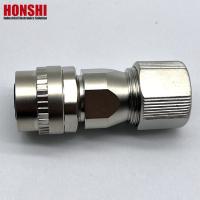 China DDK CM10 Series 2Pin Circular Connectors Female Solder Type One Touch Locking Small Size for sale