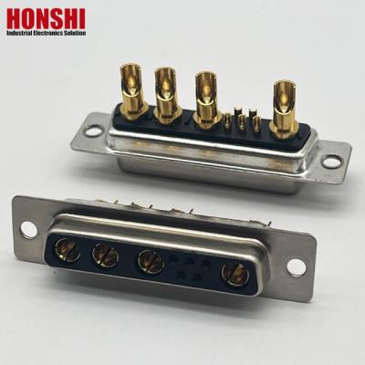 China D-SUB 9W4 Female Gold Pin Solder Wire Type Connectors 10A 20A 30A 40A for sale