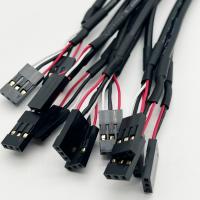 China Custom 2.54mm Dupont Line Male Female Jumper Wire Harness Dupont Cable 15cm Black for sale