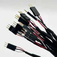 China Custom 2.54mm Dupont Line Male Female Jumper Wire Harness Dupont Cable 15cm Black for sale
