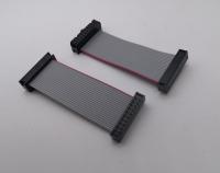 China Ul 2561 28 Gauge 2.54 Pitch Dip Cable Assembly Idc 20 Pin Flat Ribbon Cable Wire Harness for sale