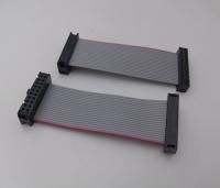 China Ul 2561 28 Gauge 2.54 Pitch Dip Cable Assembly Idc 20 Pin Flat Ribbon Cable Wire Harness for sale